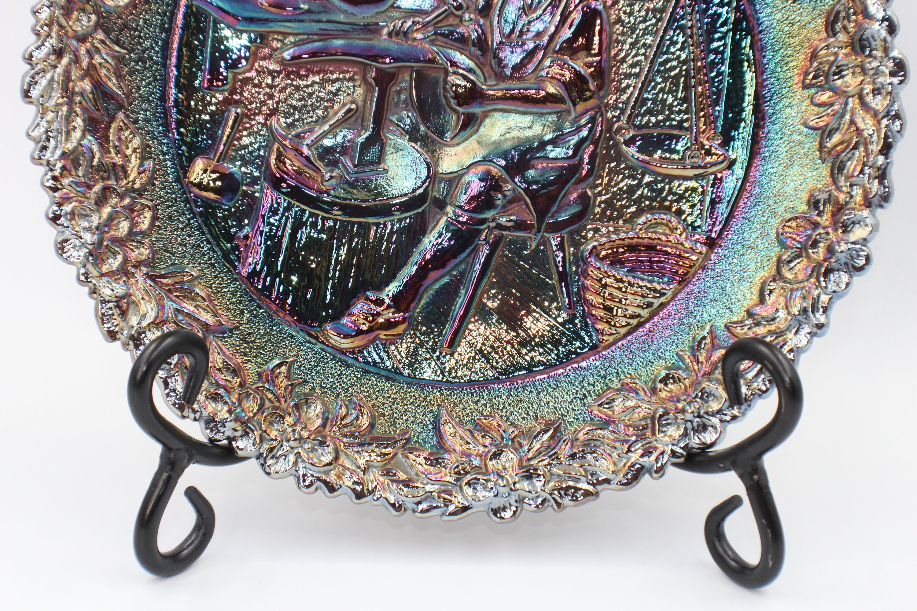 Fenton No. 6 1975 Carnival Collector Plate Paul Revere - Etsy