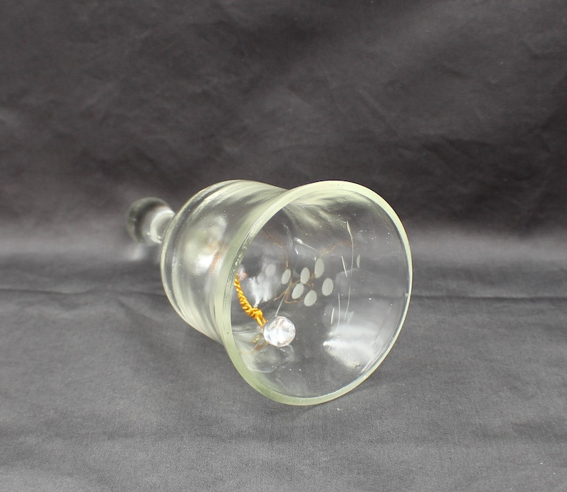Crystal Glass Decorative Hand Bells Each Different Design Lot of 6 - Etsy
