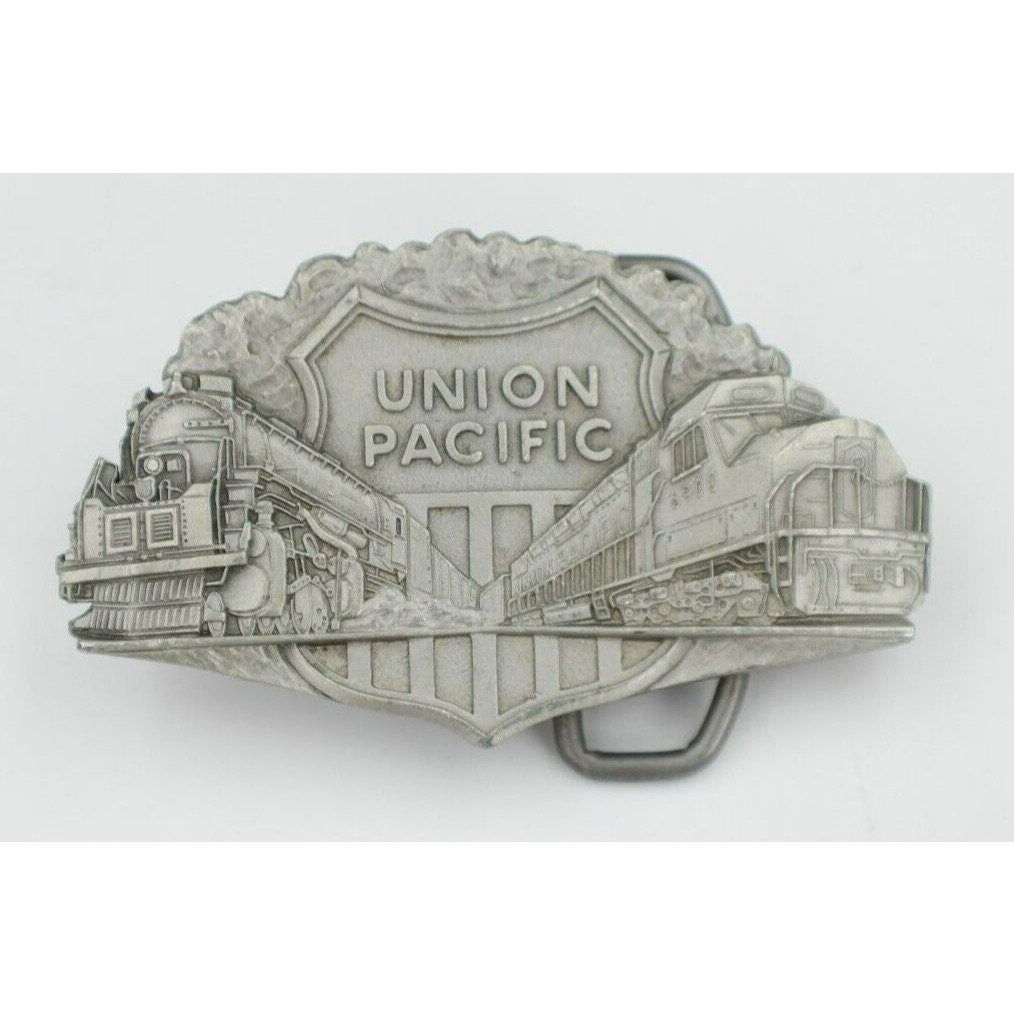 Union Pacific Railroad Centenial Diesel Pewter Belt Buckle 1975 - Etsy
