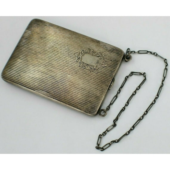 ELGIN Am Mfg Co. Art Deco Sterling Silver Ladies Coin… - Gem