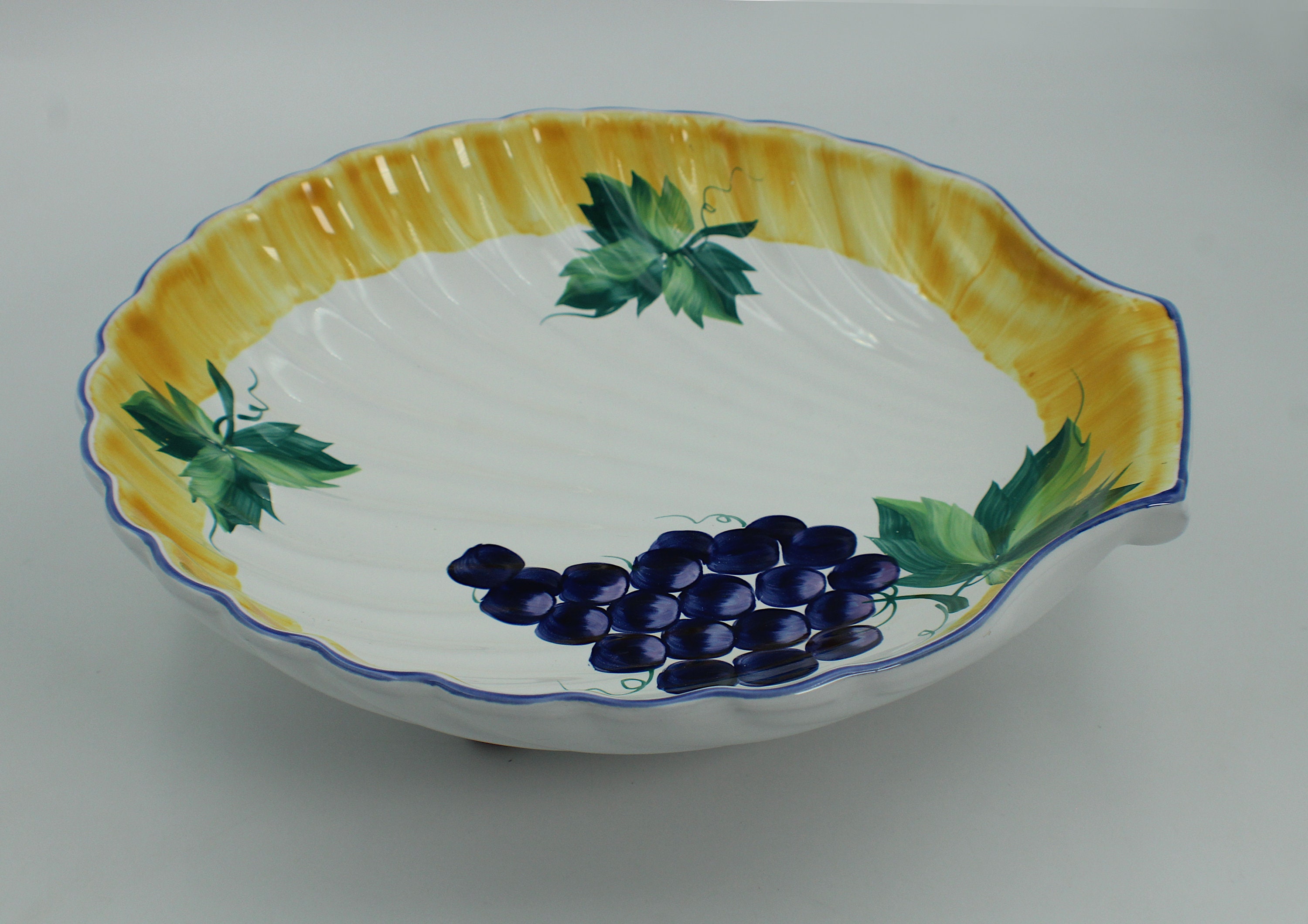 Herend Village Pottery Handpainted Vineyard Grapes Large Plate - Etsy UK