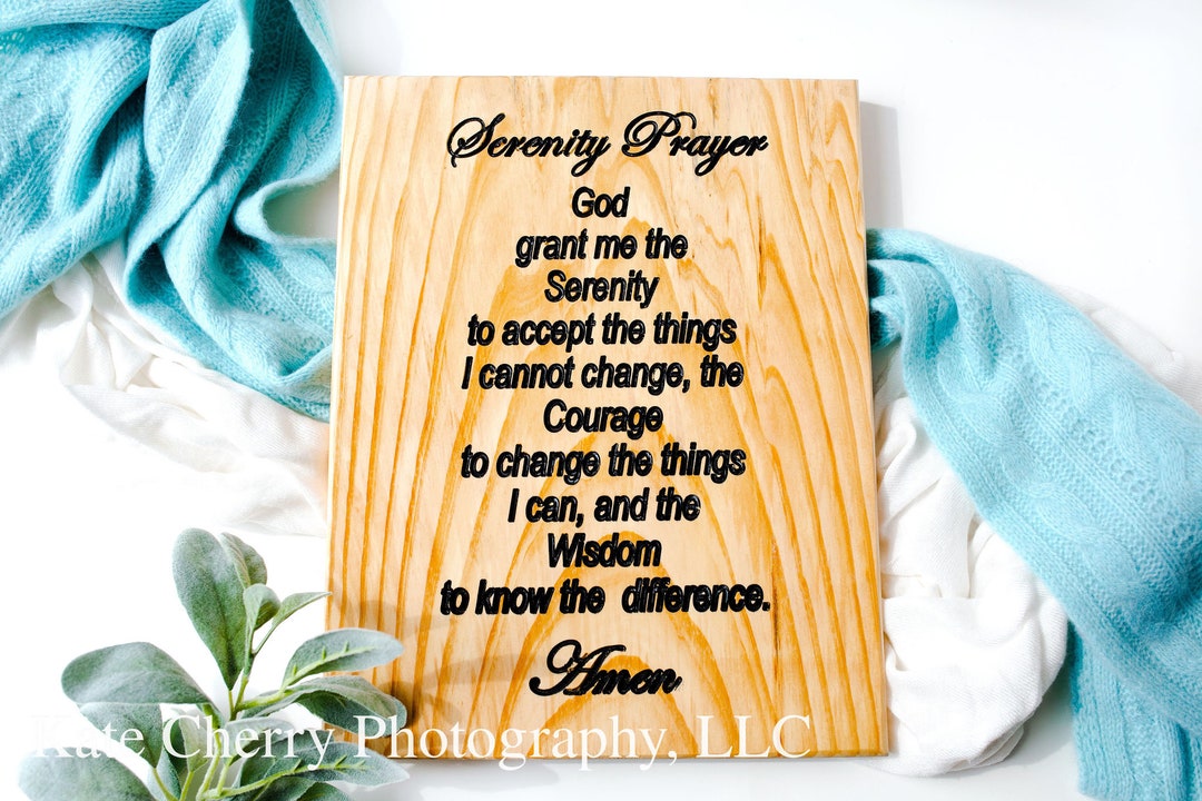 Serenity or Lords Prayer Plaques - Etsy