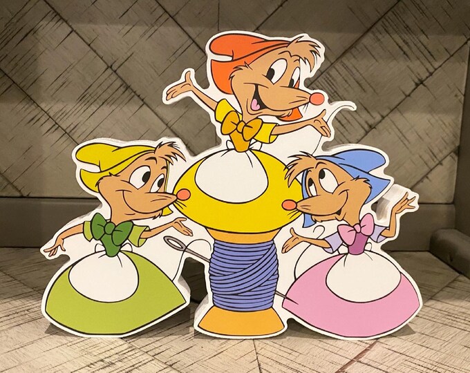 Seamstress Mice - Disney Decor - Cinderella - Etsy