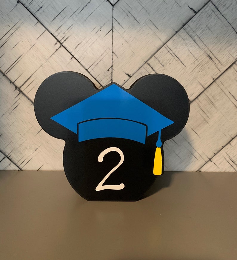 Mickey and Minnie Graduation Set Custom Graduation Decor | Etsy