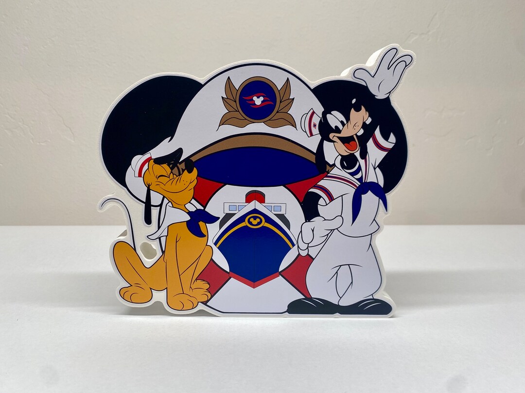 Goofy and Pluto Cruise Line Disney Decor Disney Cruise - Etsy