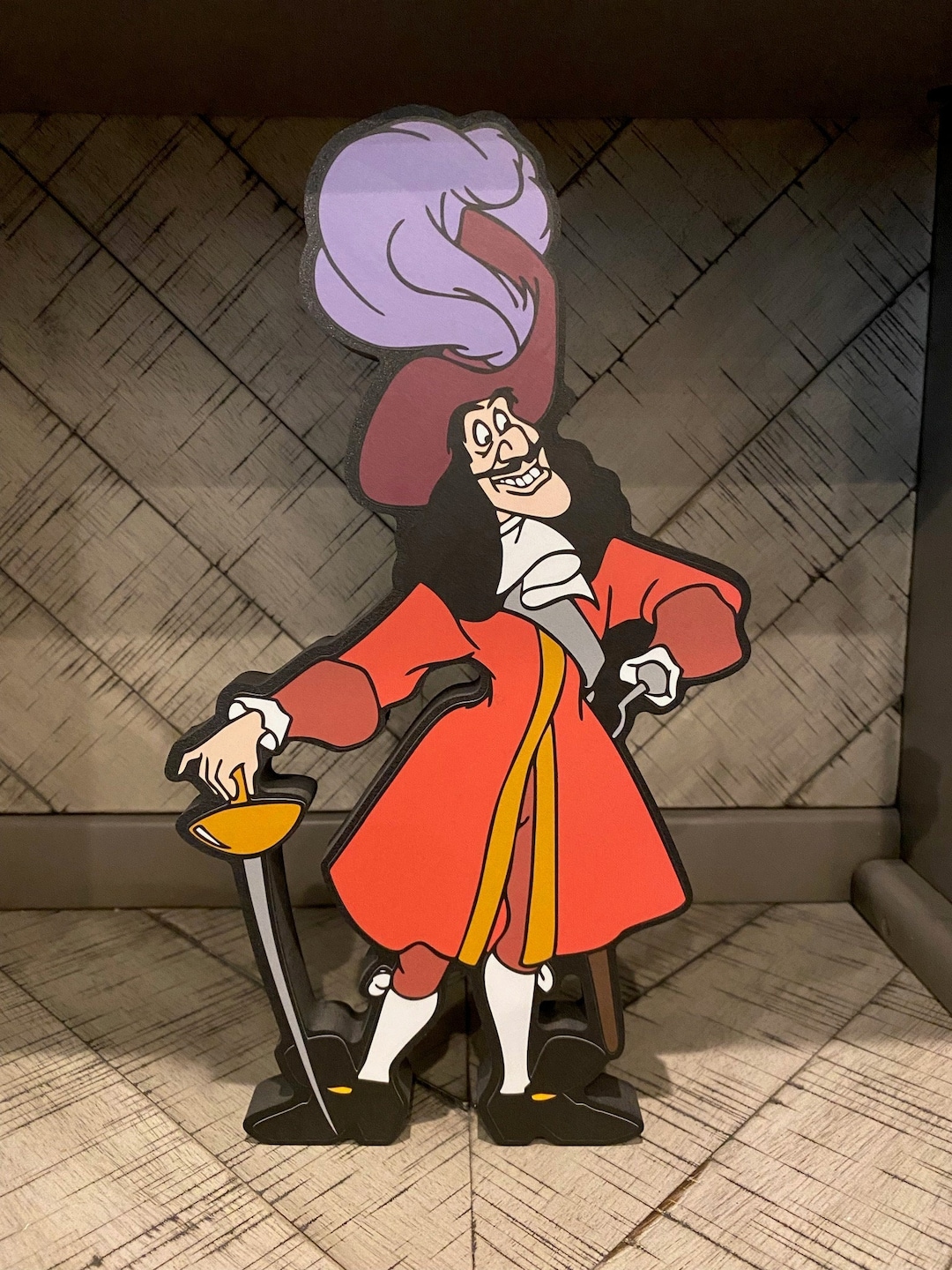 Captain Hook - Disney Decor - Peter Pan Decor - Villain Decor - Etsy