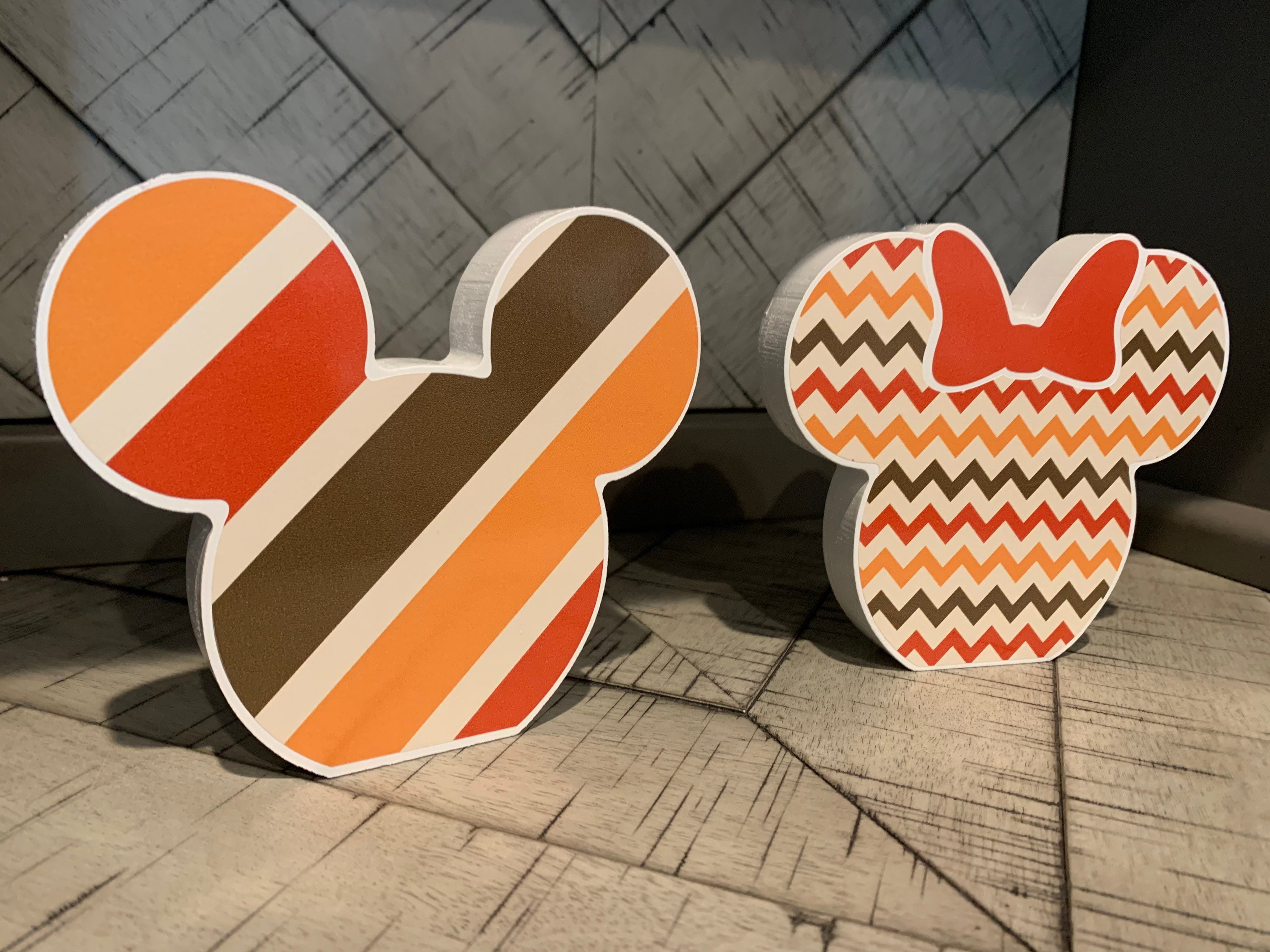 Mickey and Minnie Fall Disney Decor | Etsy