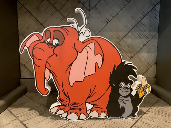 Terk And Tantor Disney Tarzan Fanteen Portable Canteen Fan Tantor Terk