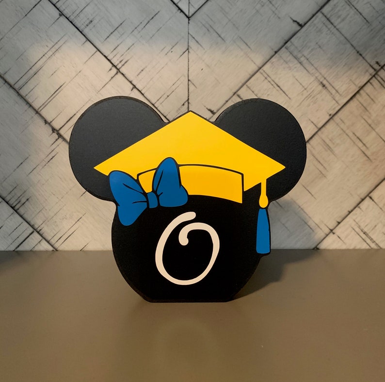Mickey and Minnie Graduation Set Custom Graduation Decor | Etsy