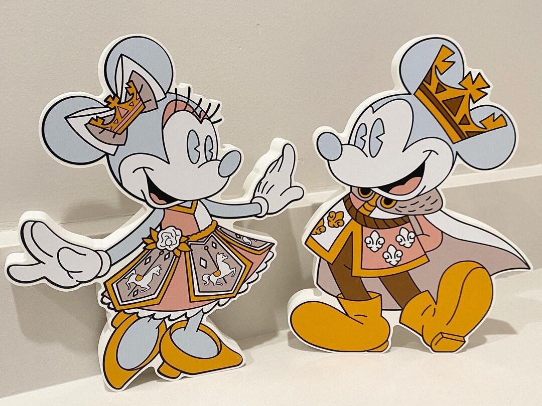 Mickey and Minnie Carousel Disney Decor Park Attractions - Etsy