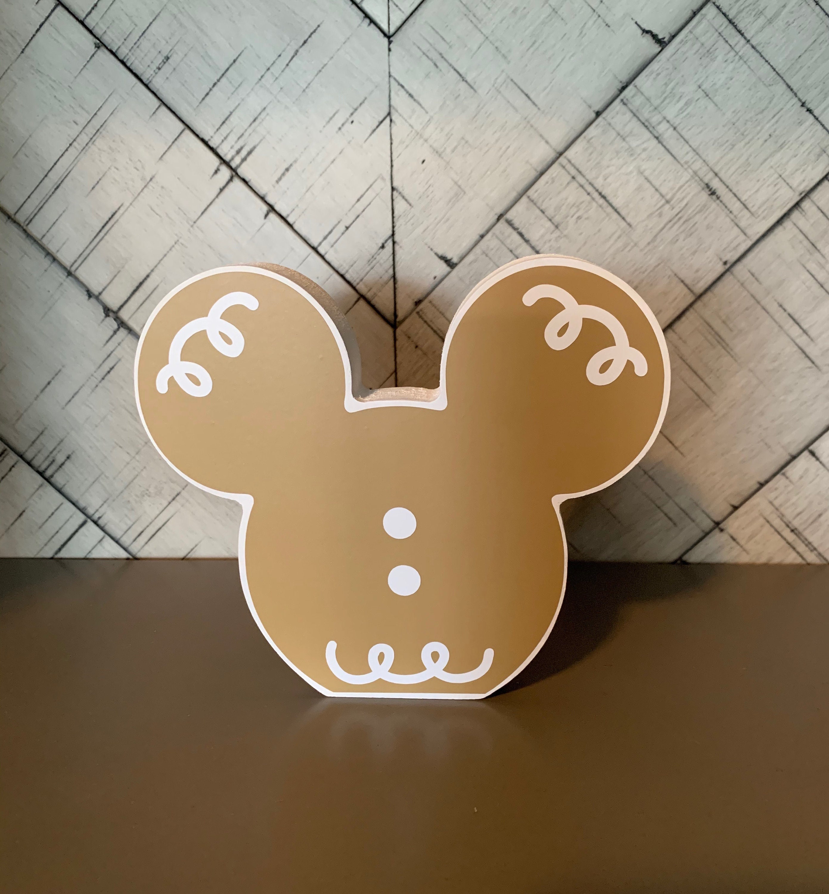 Mickey and Minnie Gingerbread Christmas Decor - Etsy