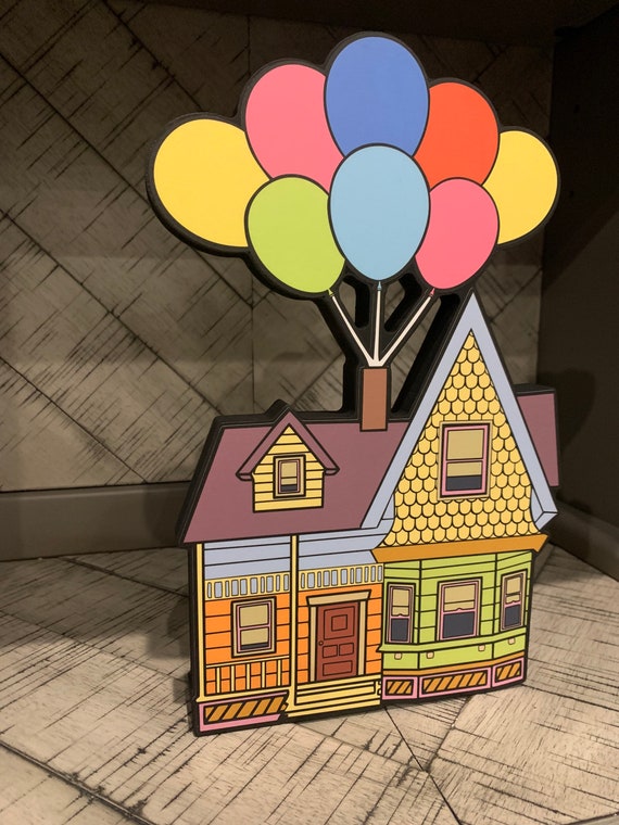 Pixar Up House Illustration