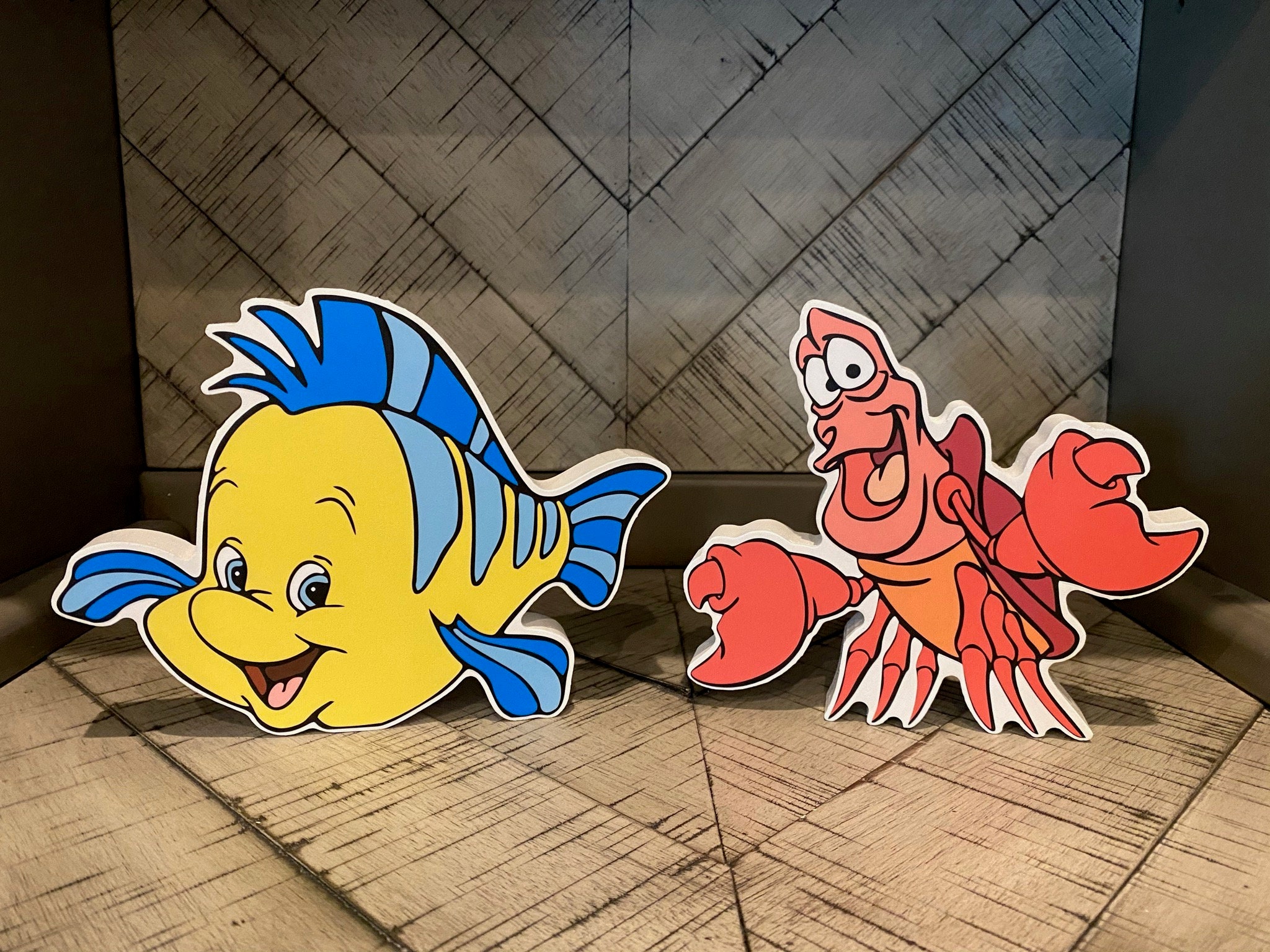 Flounder And Sebastian Disney