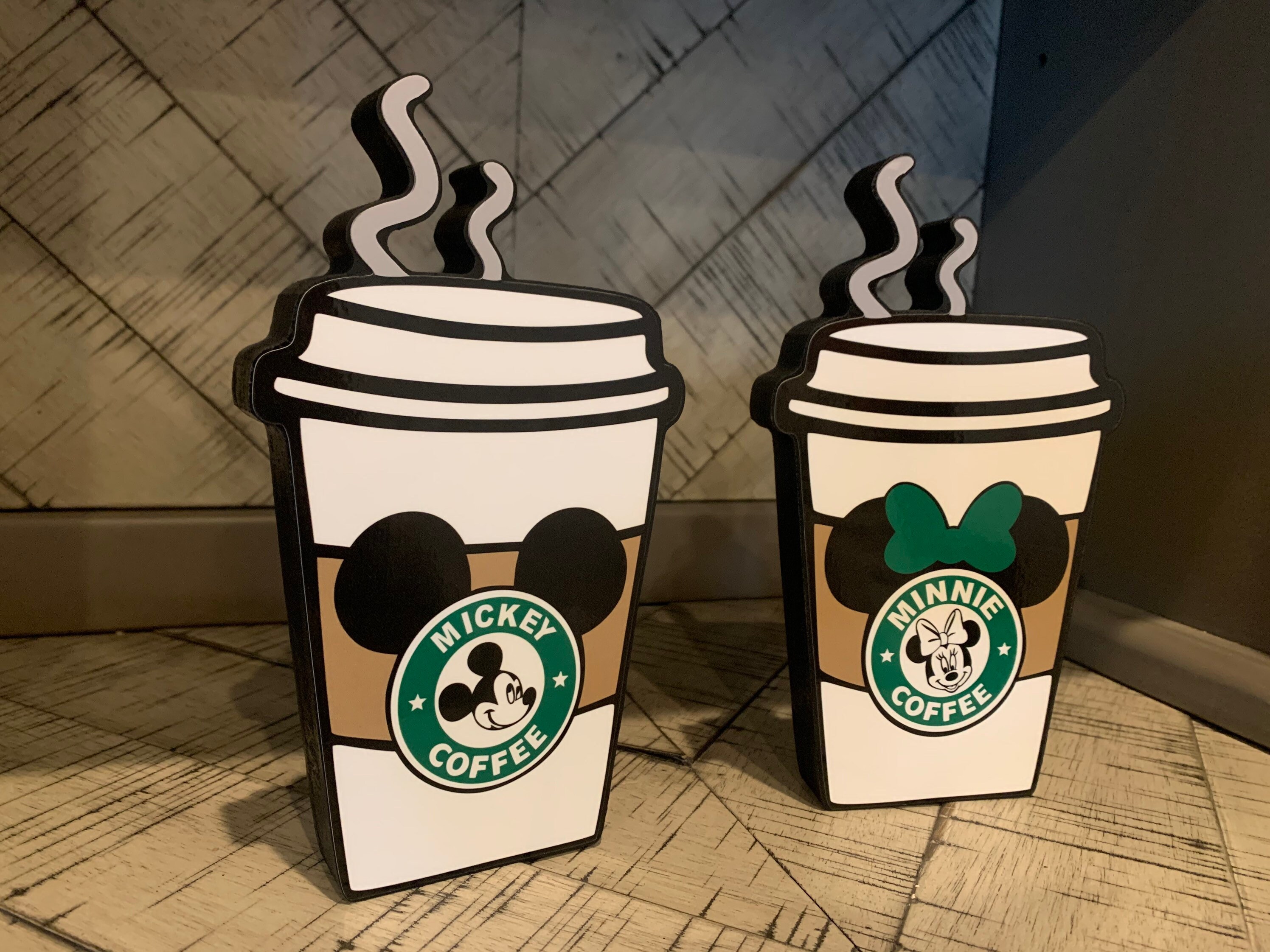 Mickey and Minnie Coffee Disney Decor Disney Coffee | Etsy
