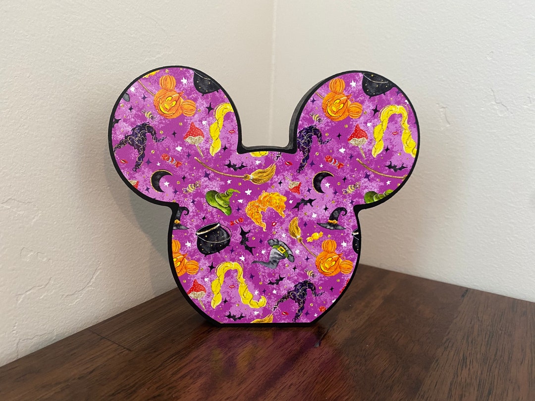 Mickey Hocus Pocus Head Disney Decor Halloween Decor - Etsy