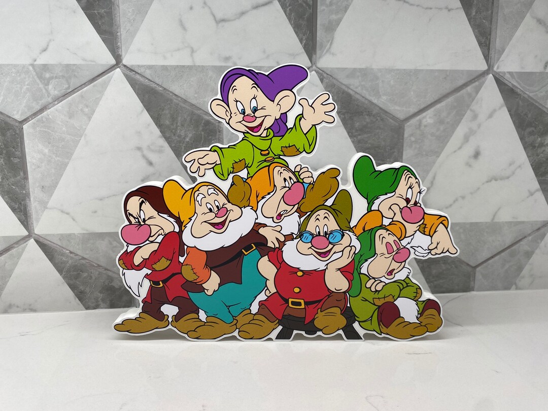Seven Dwarfs Decor - Disney Decor - Snow White Decor - Etsy