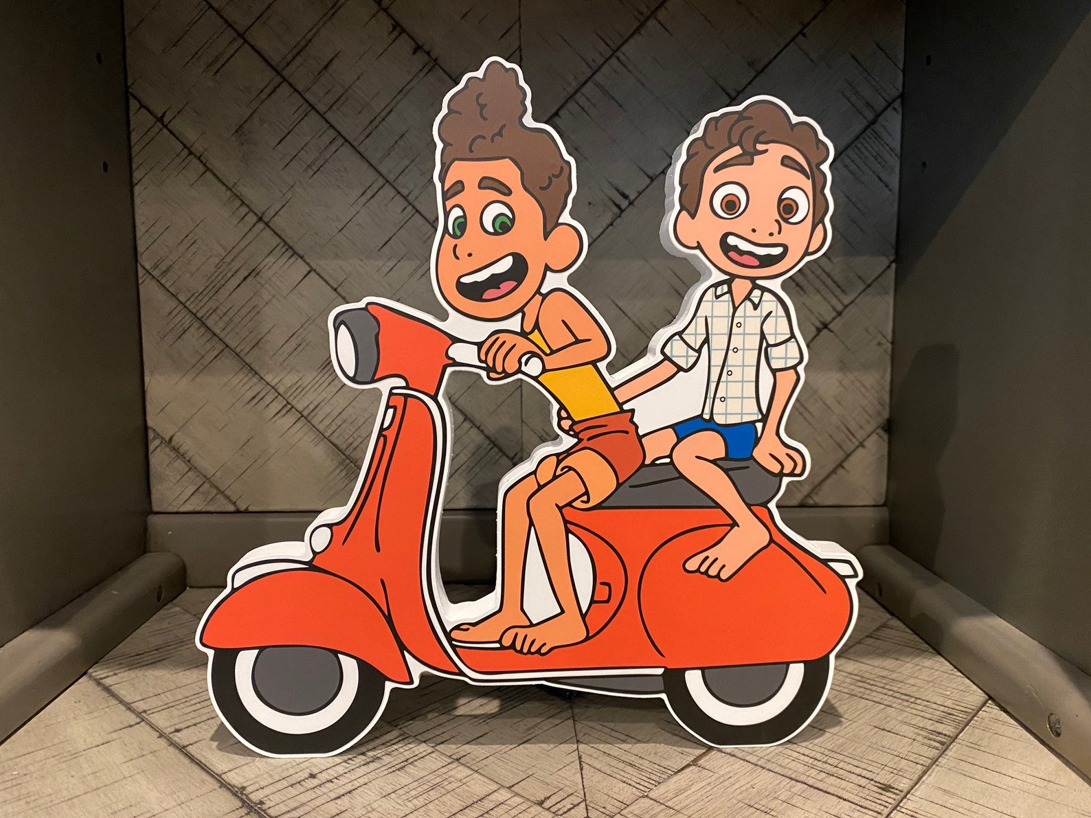 Vespa Disney Decor Luca and Alberto Luca Decor - Etsy