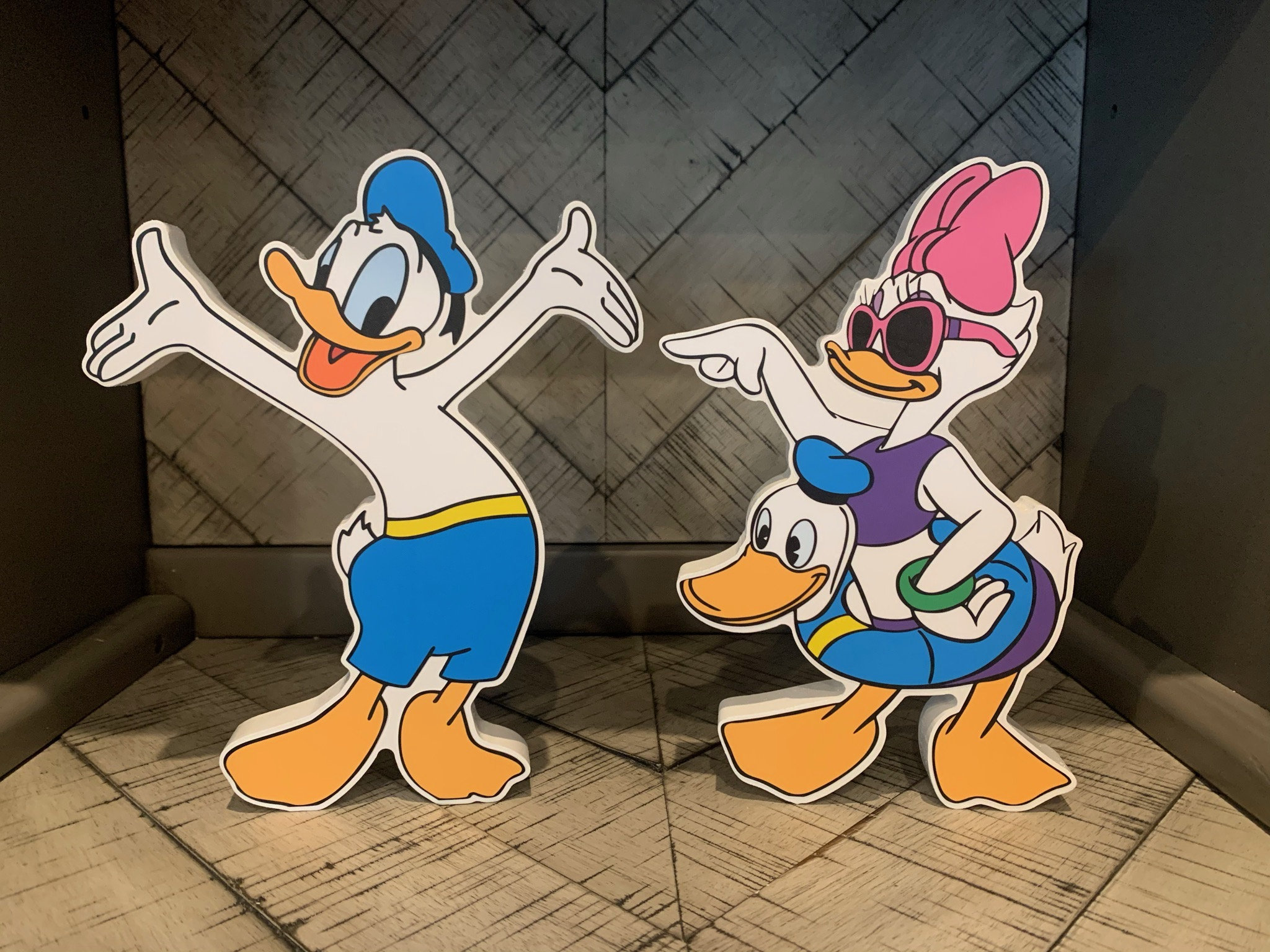 Donald Duck Swimming Cartoon