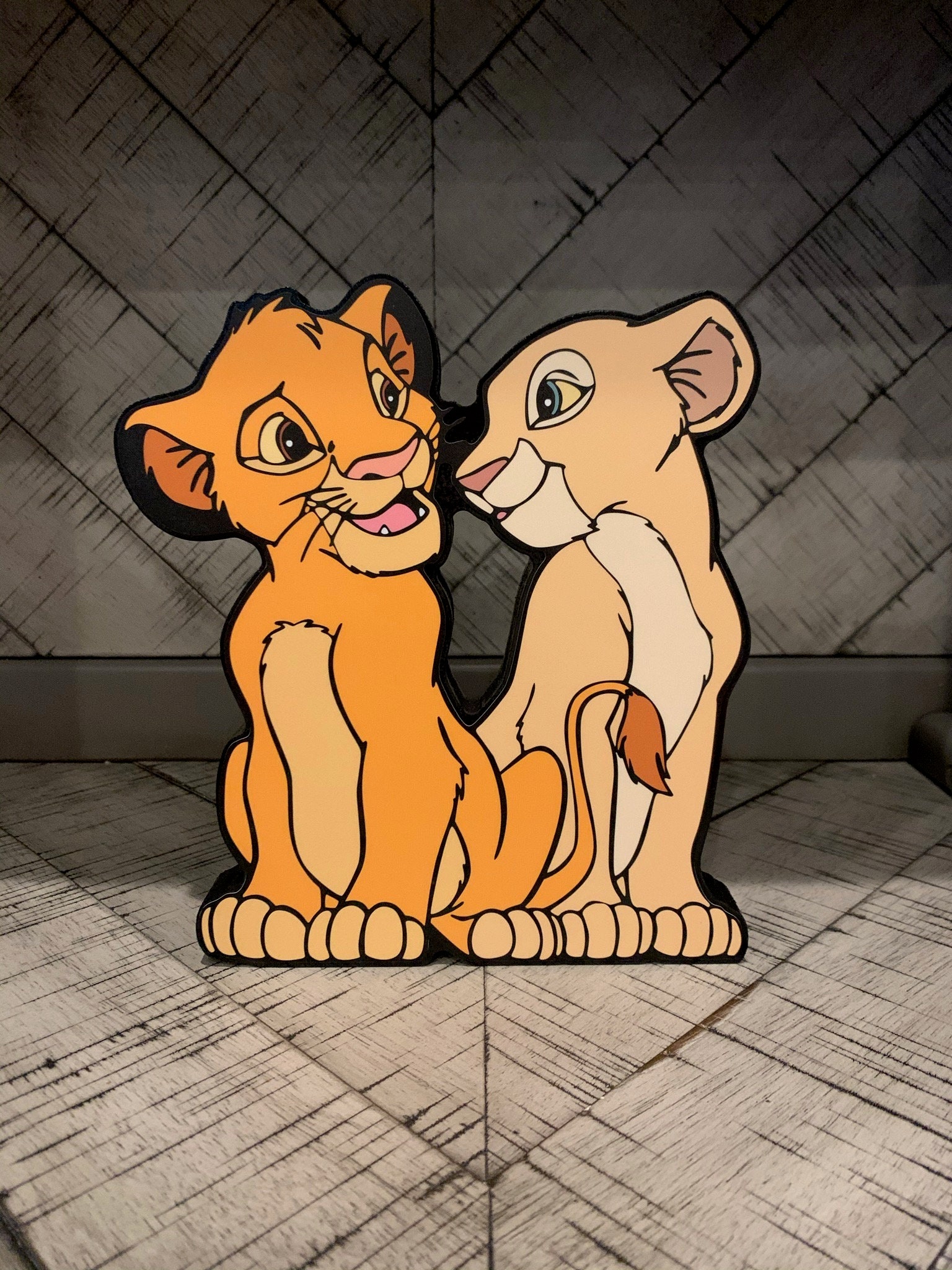 Simba And Nala Hugging