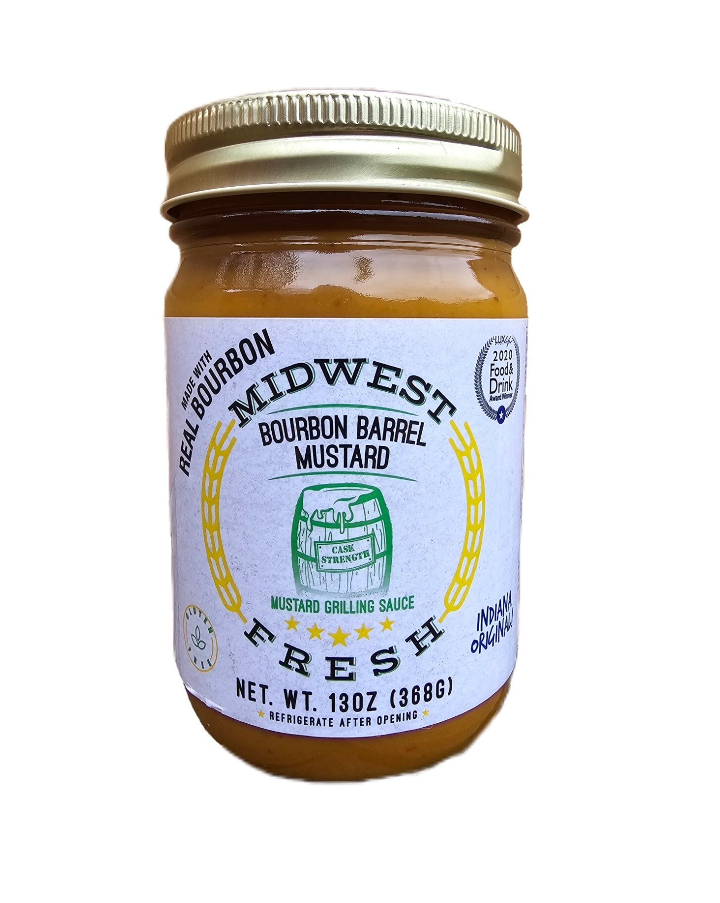 Bourbon Barrel Mustard Midwest Fresh - Etsy