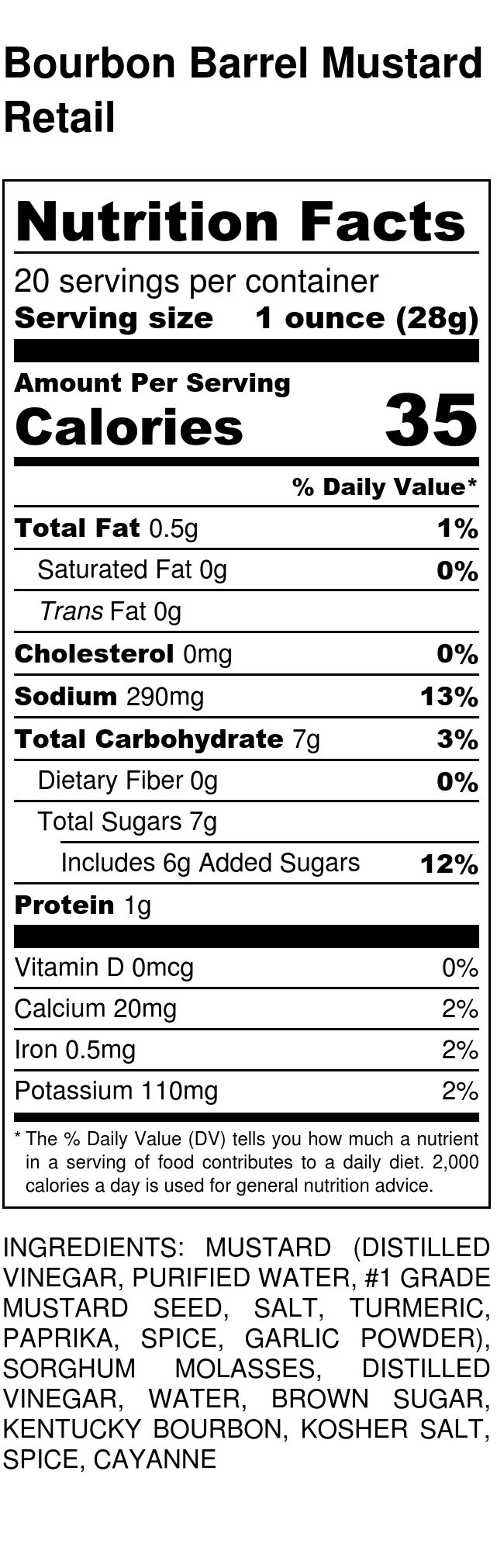 Bourbon Barrel Mustard Midwest Fresh - Etsy