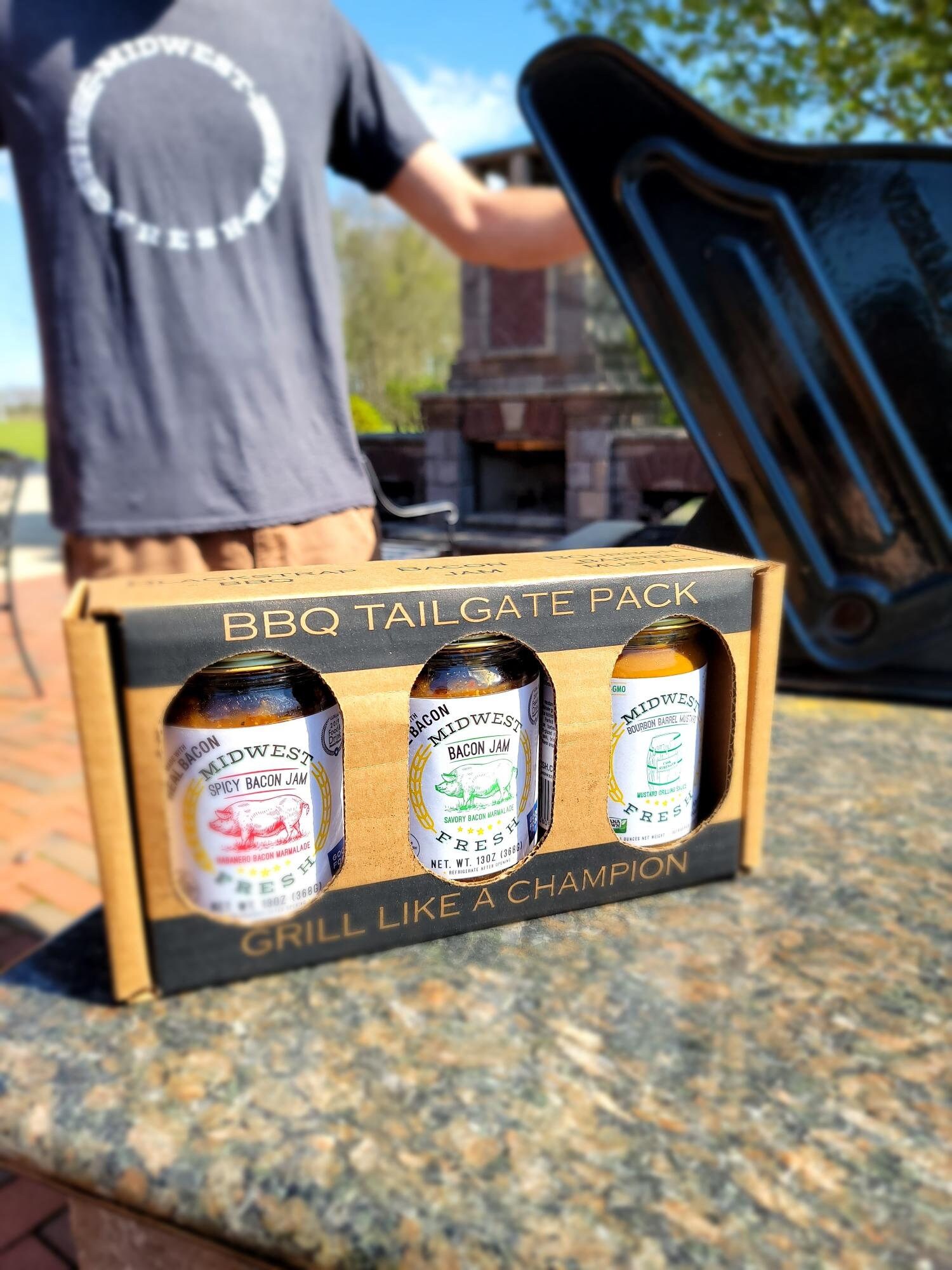 BBQ Tailgate Grill Pack Grill Like a Champion | Etsy