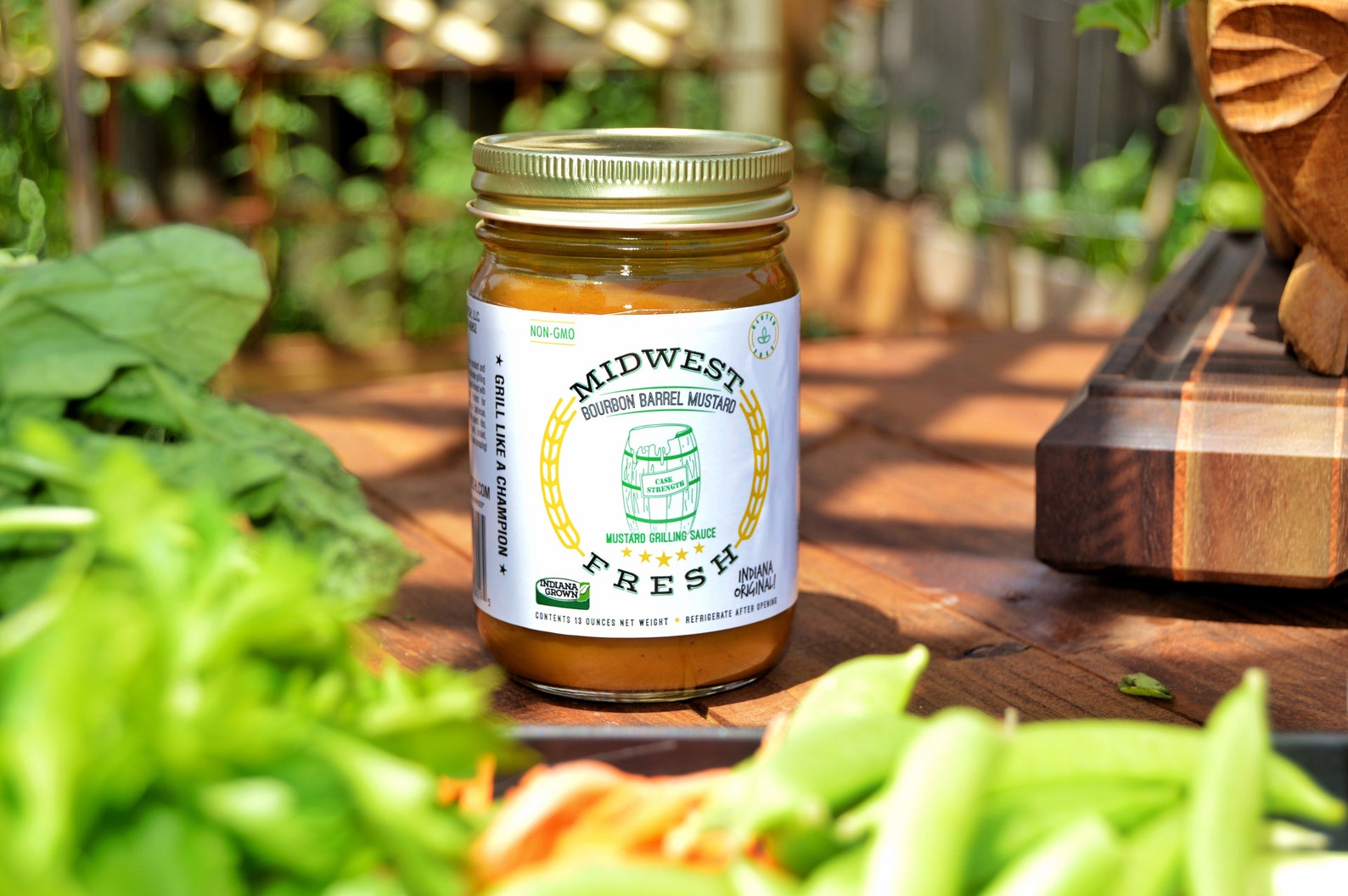 Bourbon Barrel Mustard Midwest Fresh - Etsy