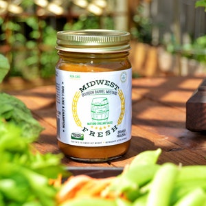 Bourbon Barrel Mustard Midwest Fresh - Etsy