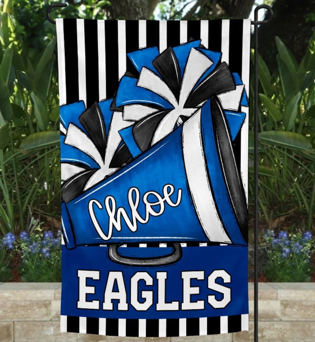 Customizable Cheer Spirit Garden Flag/personalize Your Message of Team ...