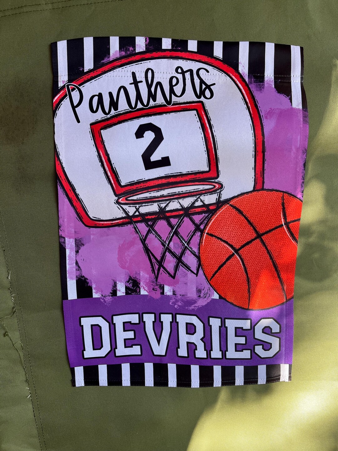 Basketball Spirit Garden Flag: Sports Enthusiast Decor - Etsy