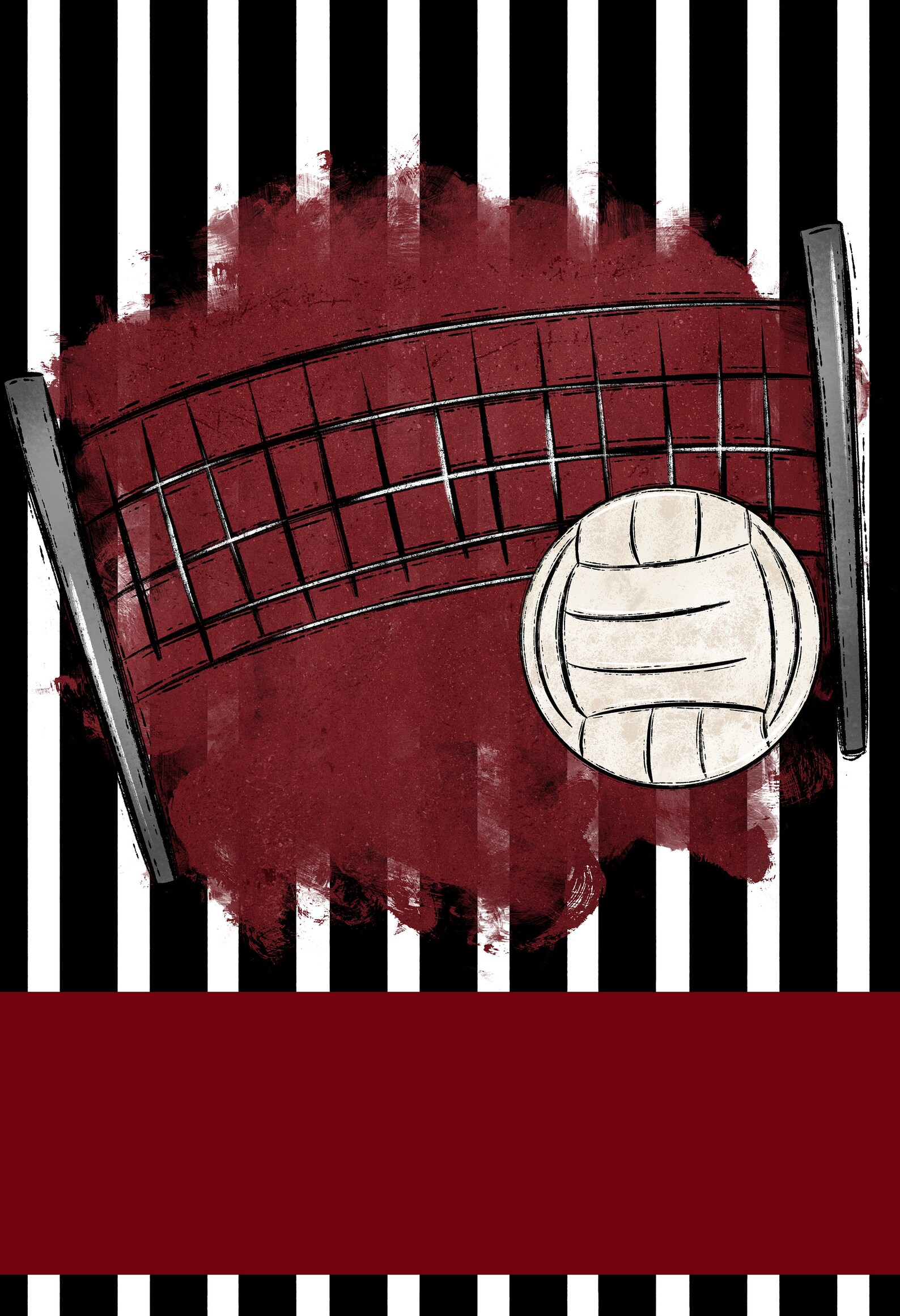 Customizable Volleyball Team Spirit Garden Flag - Etsy