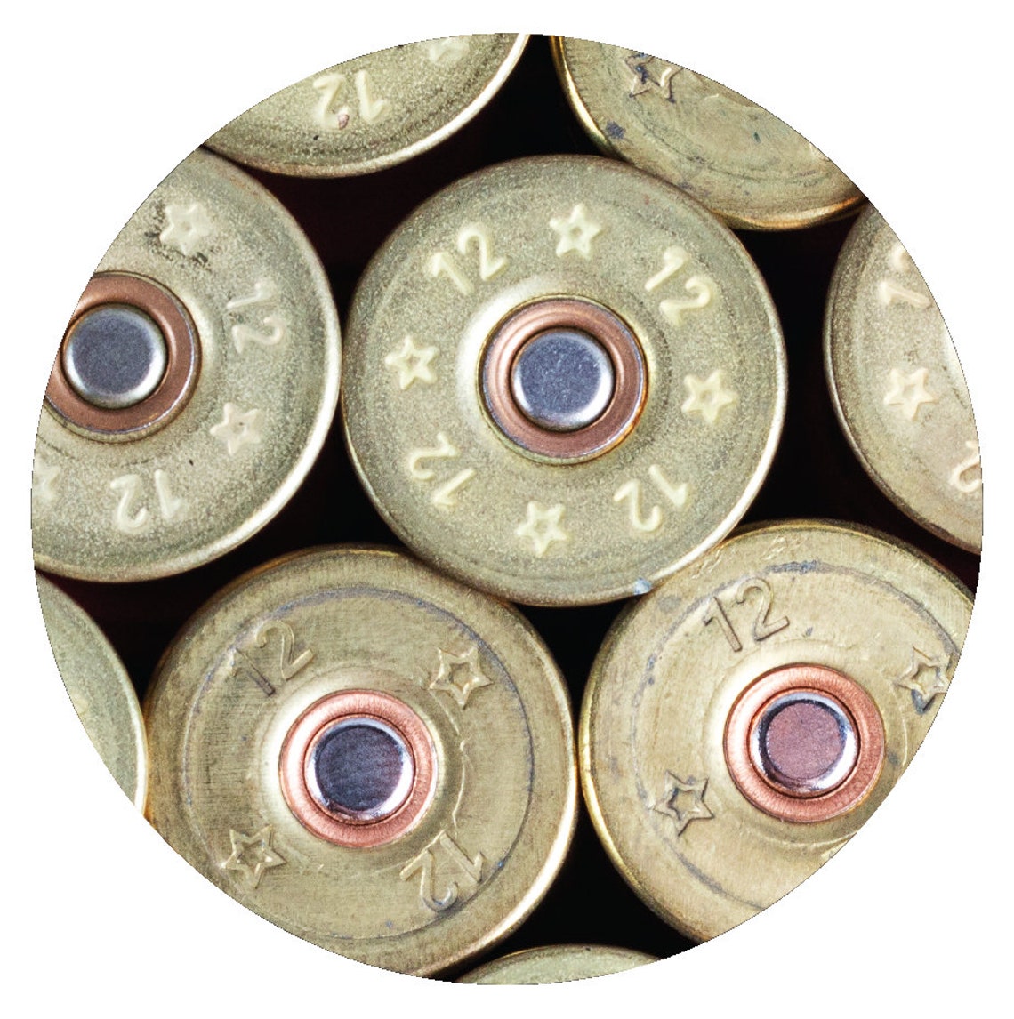 12 Ga Shot Gun Car Coasters for Gun Lovers, Gun Coasters for Him,ammo ...