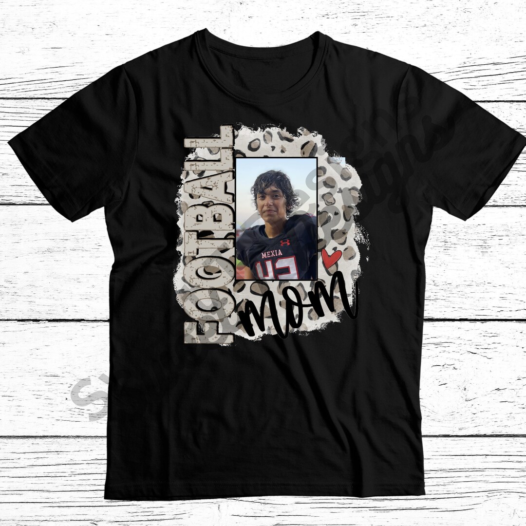 Personalized Sports Mom Photo Tee - Custom Photo Tee - Grandparents ...