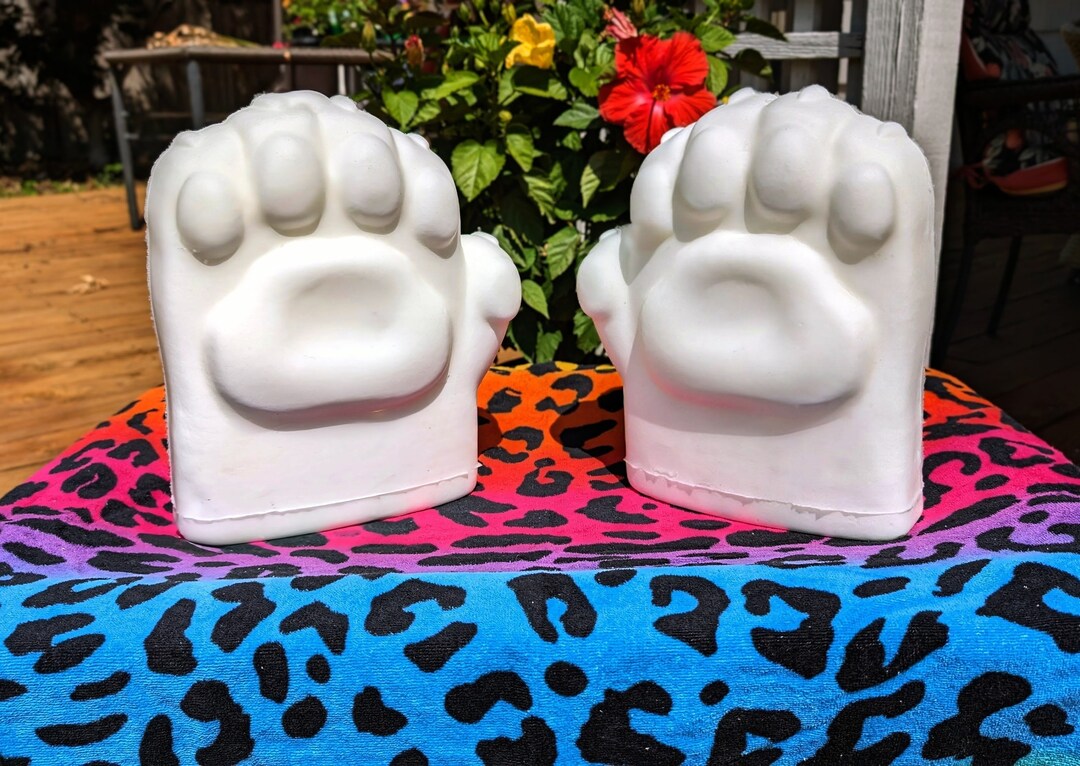 Giant Foam Paw Boppers Furry Costume Novelty Blank - Etsy