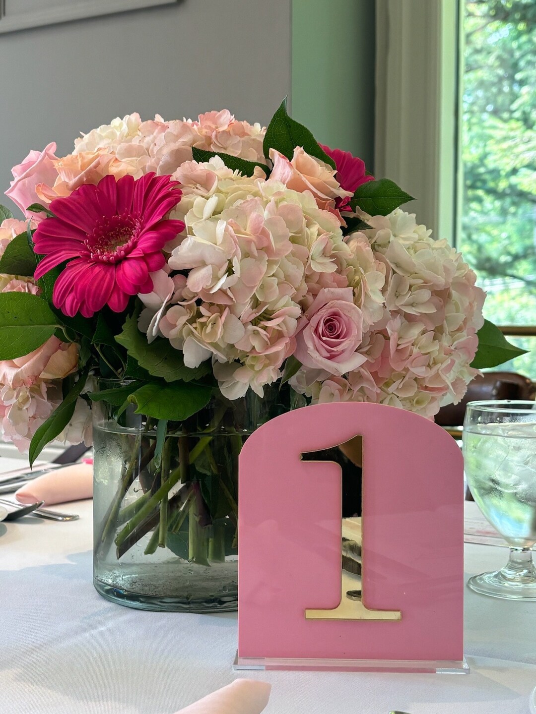 Custom Table Numbers | Wedding Table Numbers | Acrylic Table Numbers ...