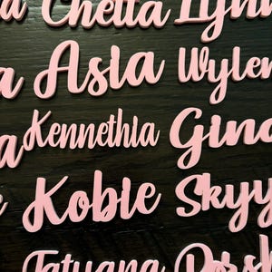 Acrylic Name Tags Place Cards Luxury Wedding Place Cards Laser Cut ...