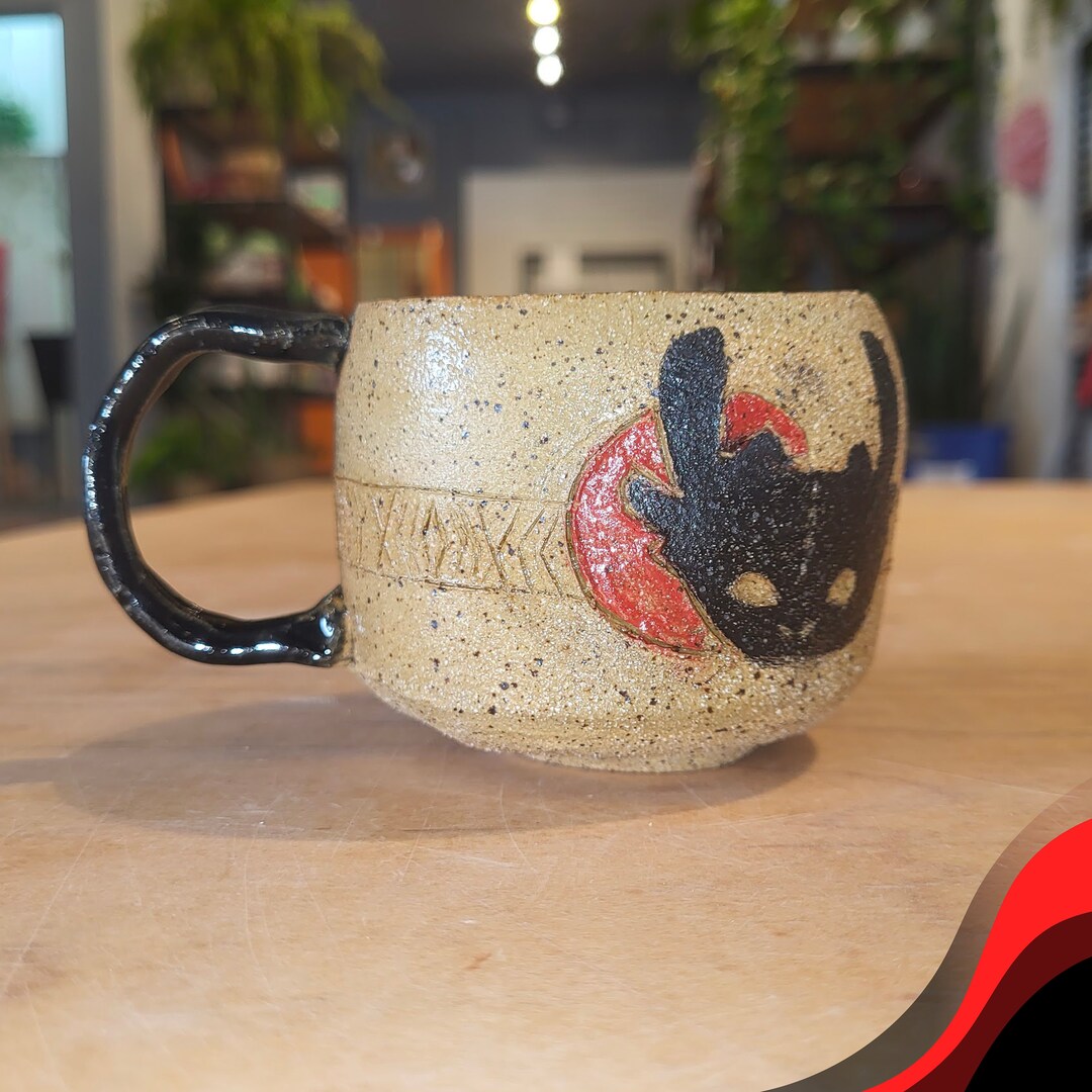 Toothless How to Train Your Dragon Mug - Etsy