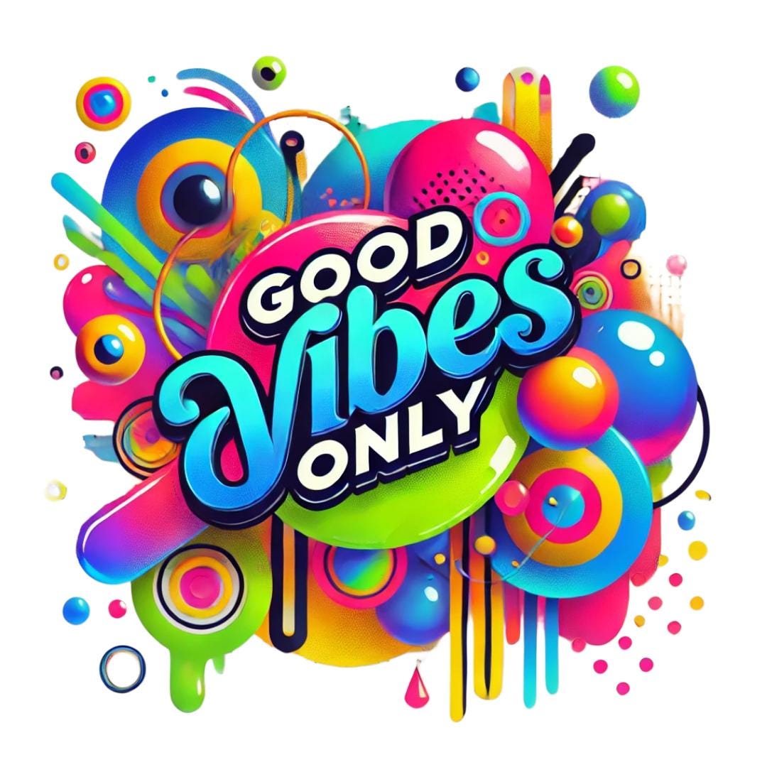 Good Vibes Only Graphic Clipart - Etsy