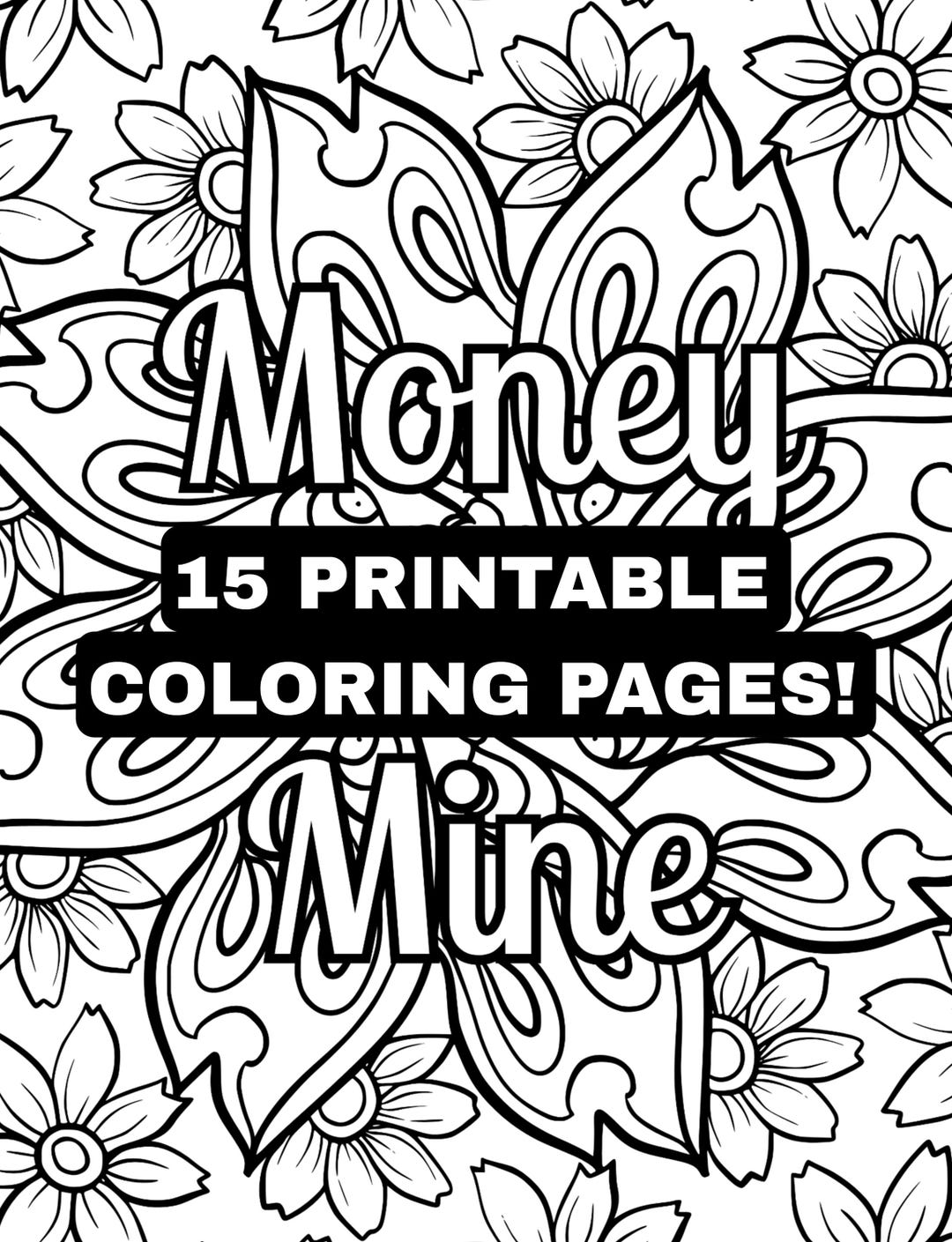 15 Printable Daily Affirmation Coloring Pages for Wealth | Positive ...