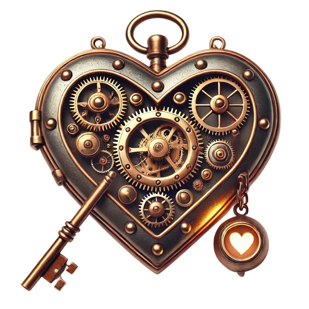 Heart Lock and Key Valentines Day Clipart, Valentines Clipart ...