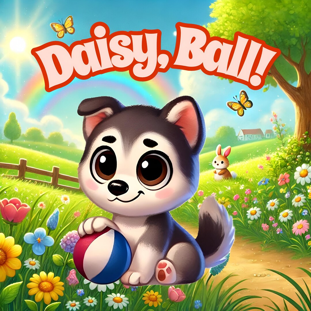 Daisy, Ball! Full-color Rhyming Picture Book, Ages 0-6, Easter Bunny ...