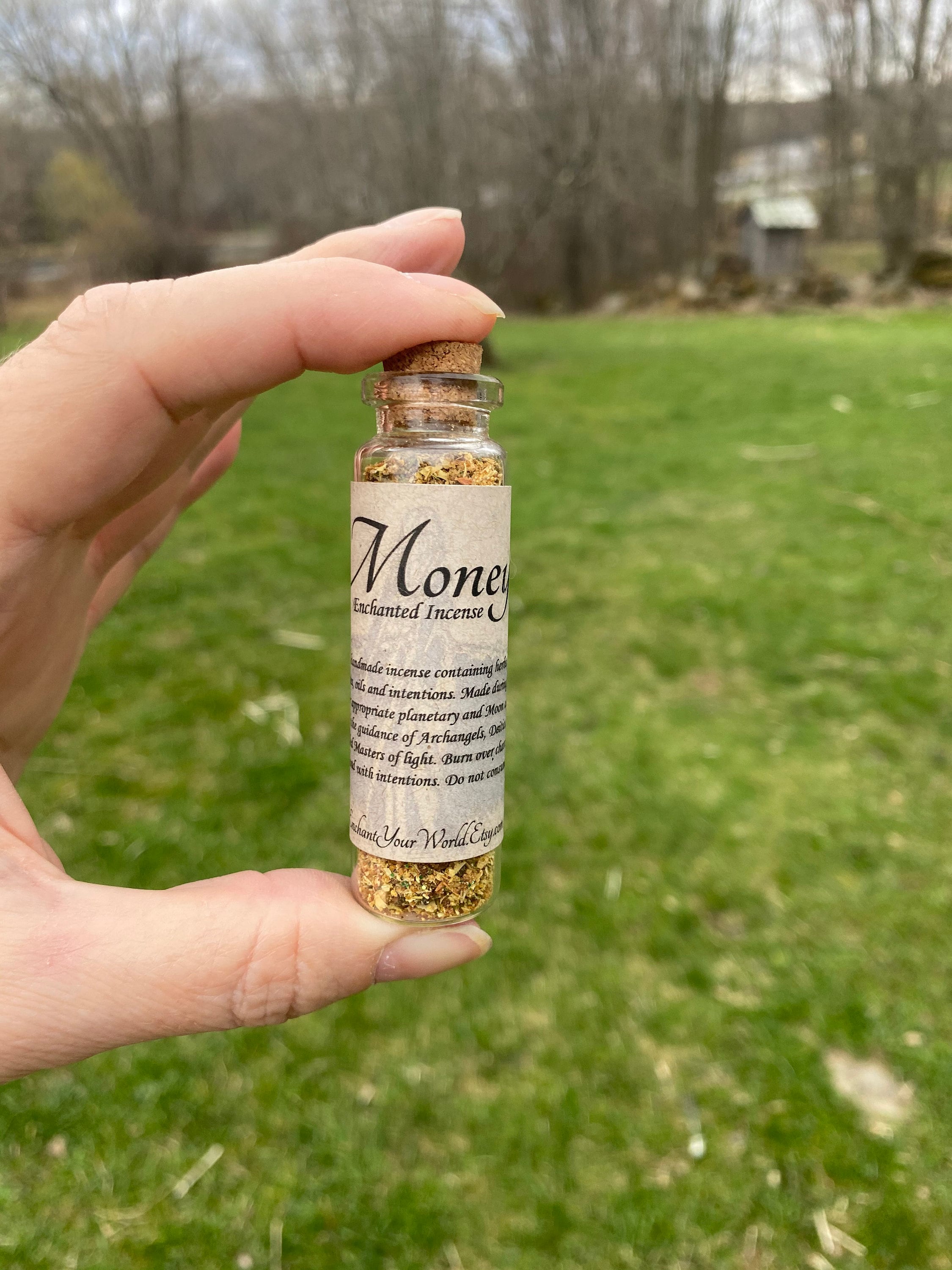Glass Incense Bottles Incense Blends Loose Incense | Etsy