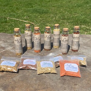 Glass Incense Bottles Incense Blends Loose Incense Enchanted Incense ...