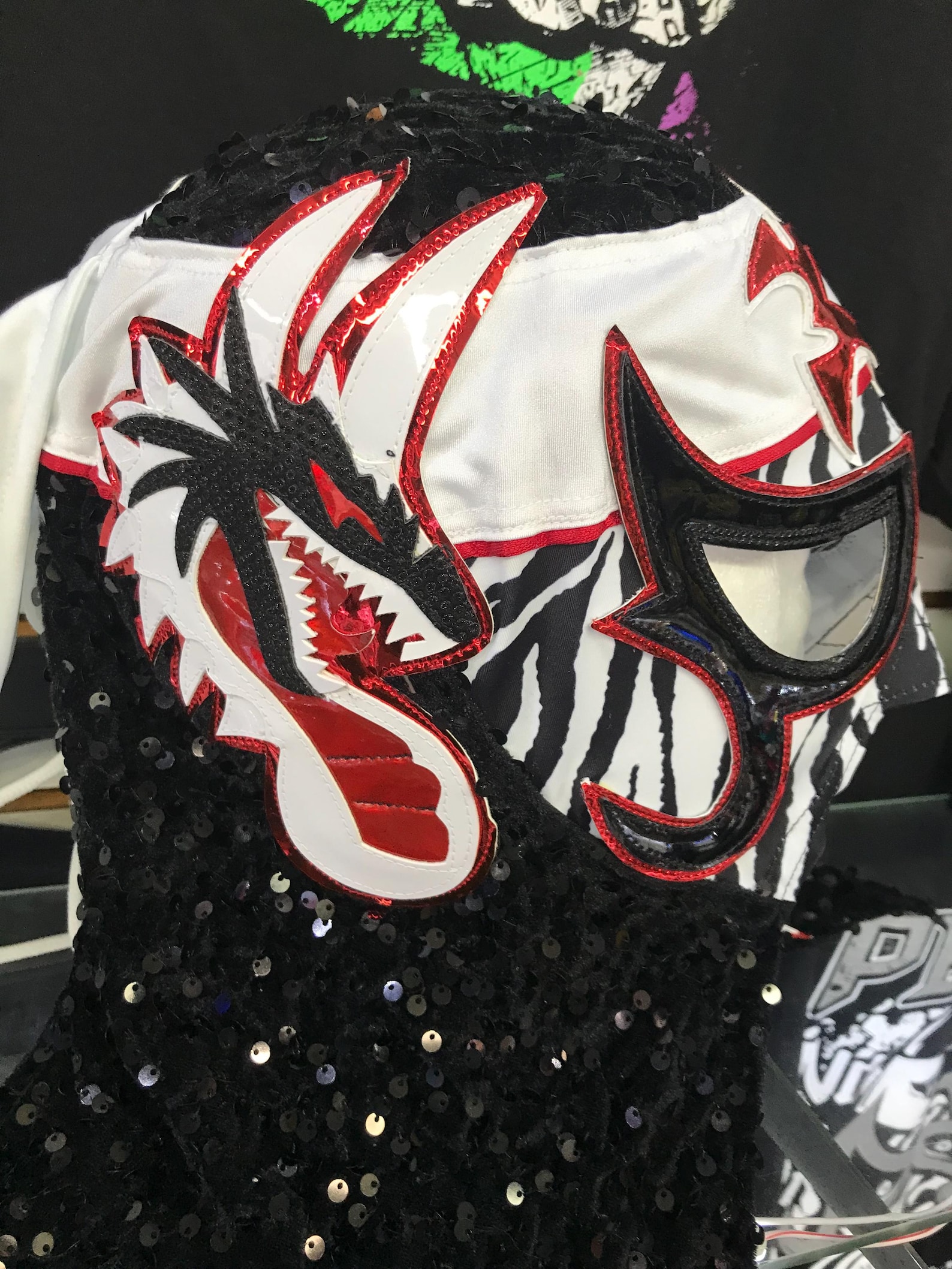 Lucha Libre Mask Dragon Mask Pentagon Jr - Etsy