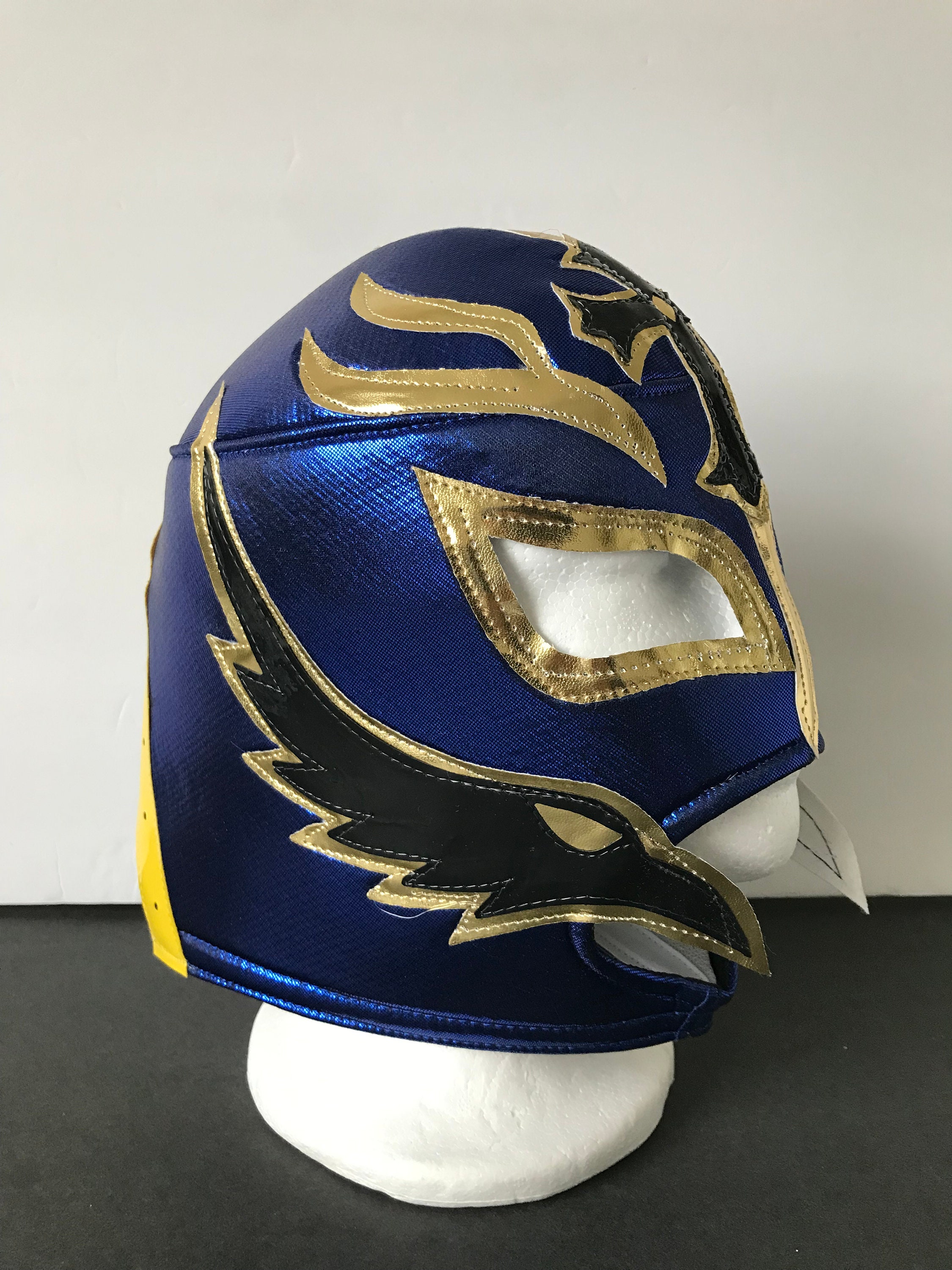 Rey Mysterio Blue And Yellow Mask