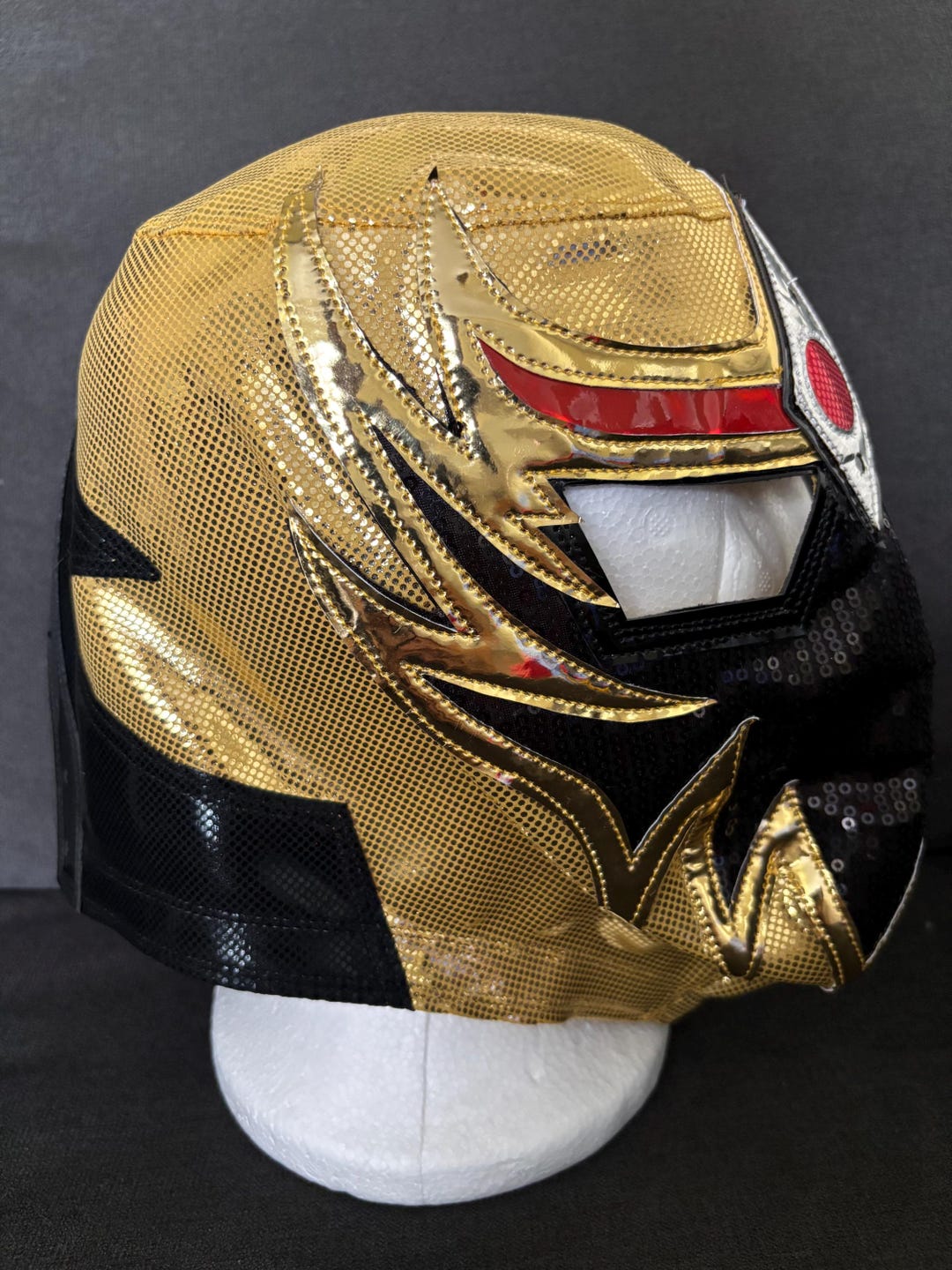 Máscara Dorada Komander Pentagon Jr Mask Lucha Libre Mask Lucha Mask - Etsy