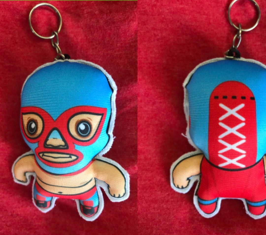 Nacho Libre Mask Key Chain Lucha Libre Key Chain - Etsy