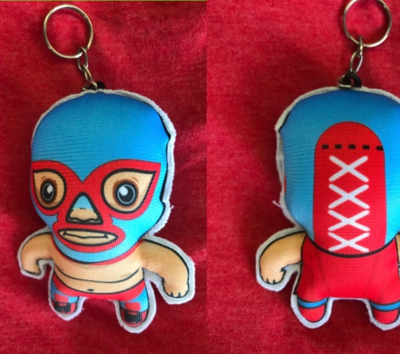 Nacho Libre Mask Key Chain Lucha Libre Key Chain | Etsy