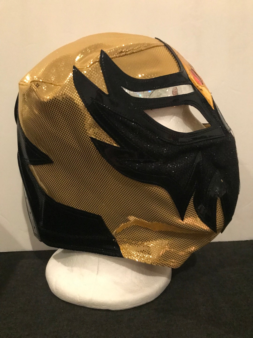 Máscara Dorada Komander Pentagon Jr Mask Lucha Libre Mask Lucha Mask - Etsy