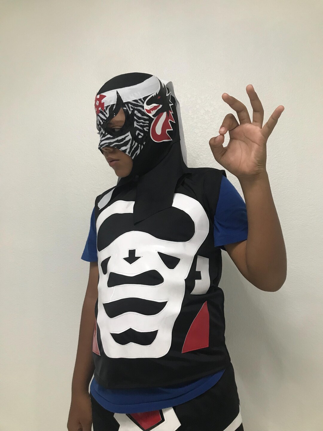 Kids Mask Pentagon Jr Costume Halloween Size 10, 12, 14 - Etsy